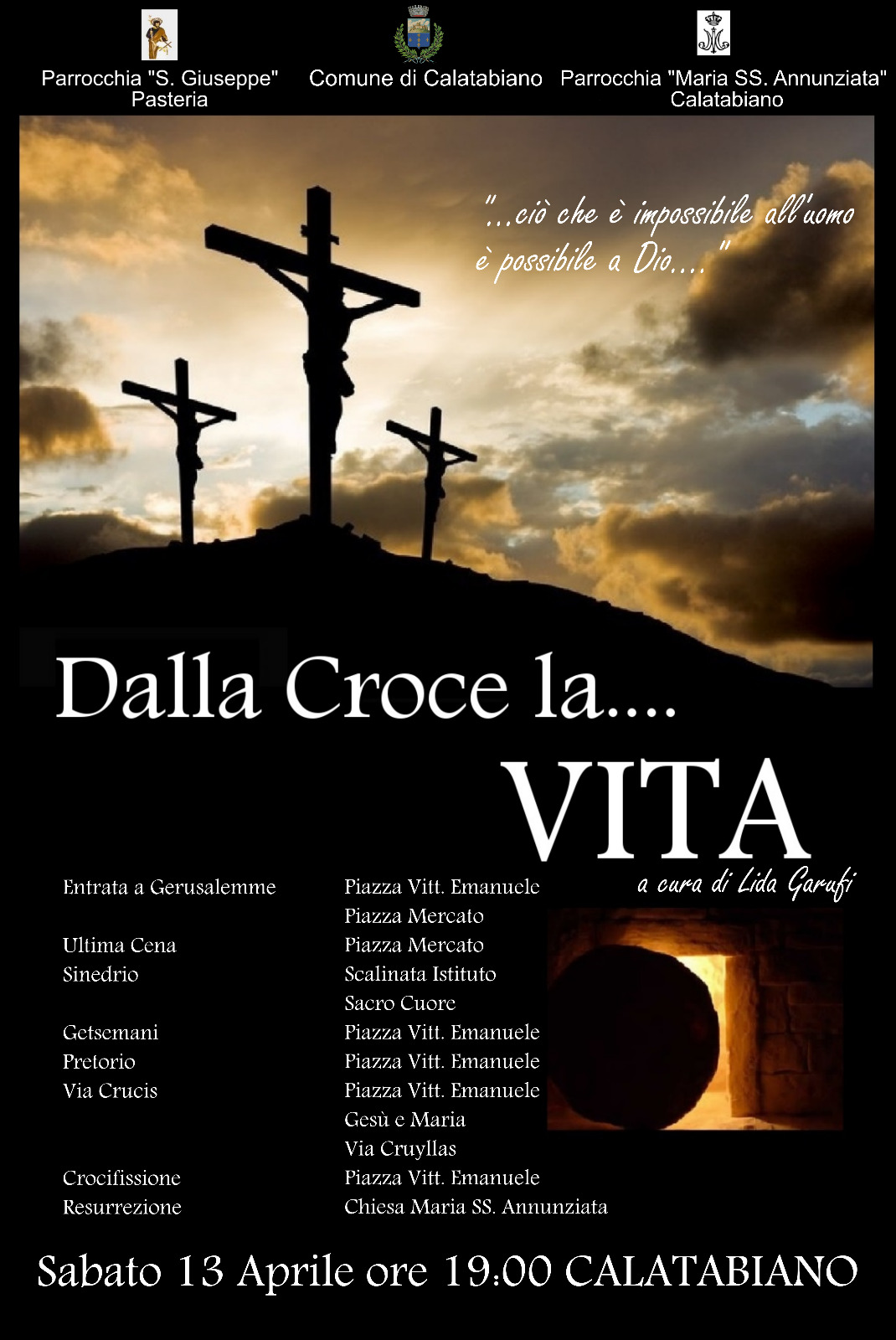 Comune di Calatabiano CALATABIANO. DOPO 30 ANNI TORNA LA VIA CRUCIS ... Comune di Calatabiano CALATABIANO. DOPO 30 ANNI TORNA LA VIA CRUCIS ...