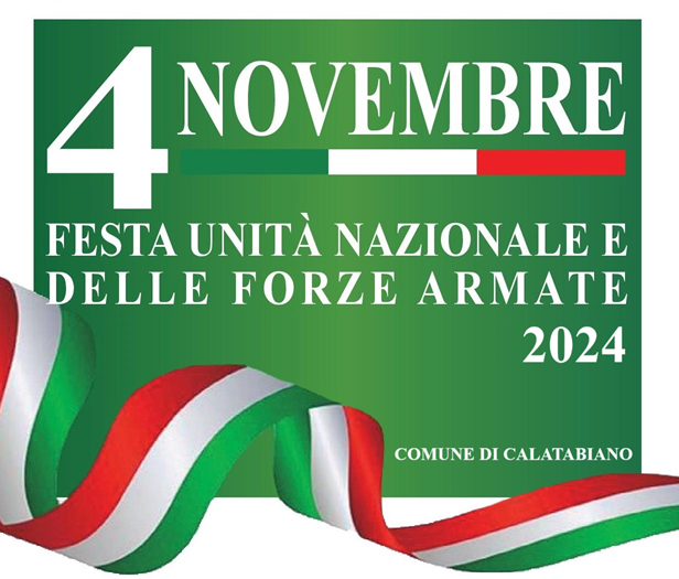 Comune di Calatabiano Giornata dell’Unità nazionale e della festa delle ... Comune di Calatabiano Giornata dell’Unità nazionale e della festa delle ...